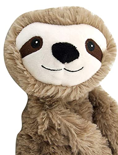 Warmies microwavable French Lavender Scented Sloth hugs, Multicolor, Medium