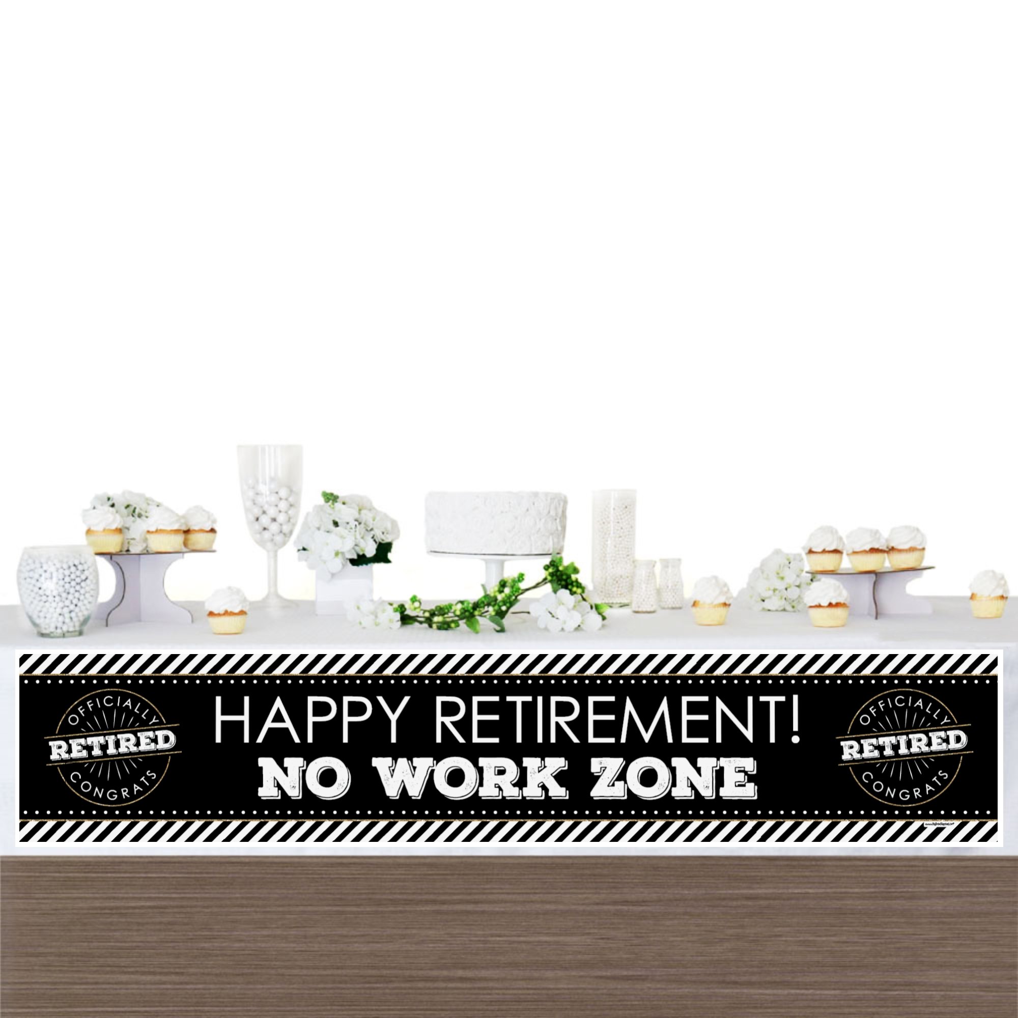 Big Dot of Happiness Happy Retirement - Retirement Party Decorations Party Banner