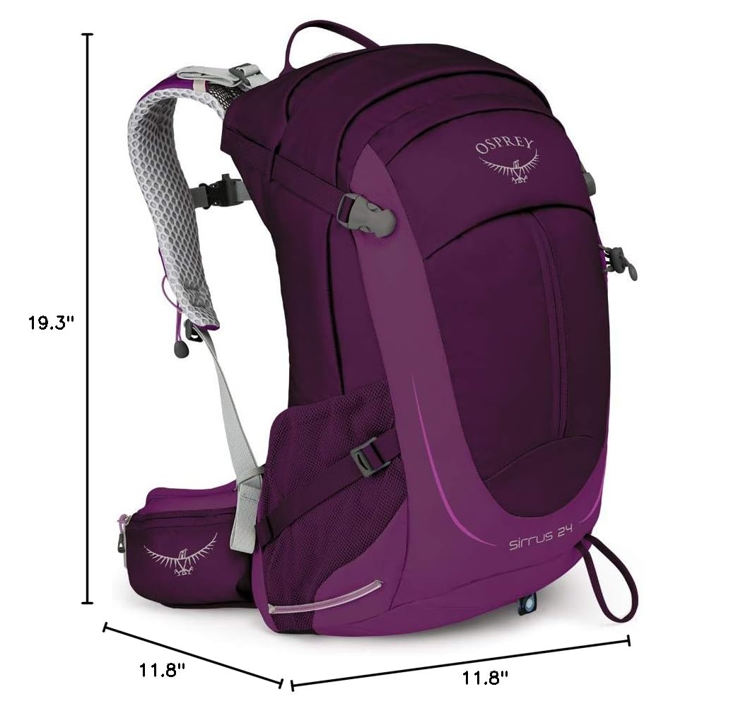Osprey Sirrus 24 Women's Hiking Backpack Ruska Purple, One Size