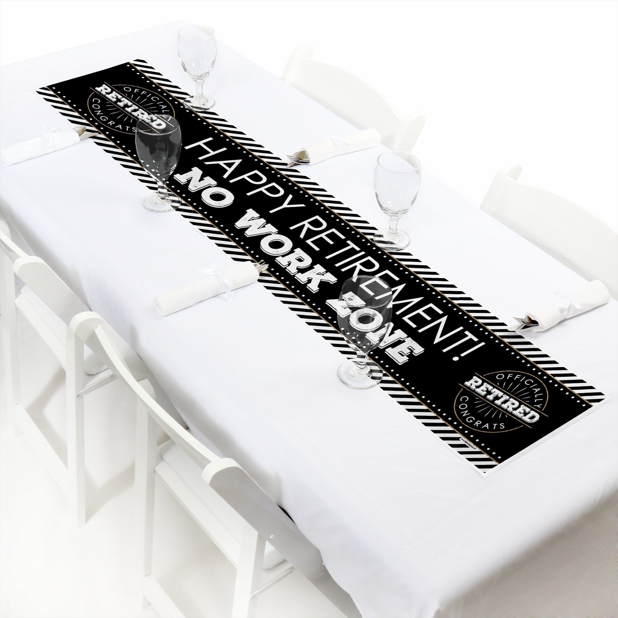 Big Dot of Happiness Happy Retirement - Retirement Party Decorations Party Banner