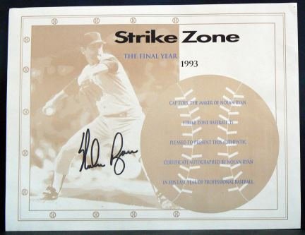 Nolan Ryan's - "Strike Zone Baseball" Electro Arcade game