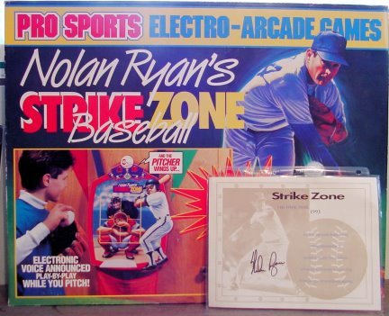Nolan Ryan's - "Strike Zone Baseball" Electro Arcade game