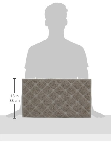 Petmate Grid Litter Catcher Mat, Stone