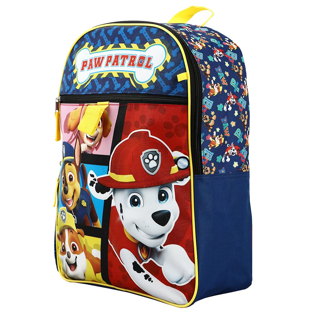 Paw Patrol Heroes Nickelodeon 6-Piece Backpack accessories Set for boys