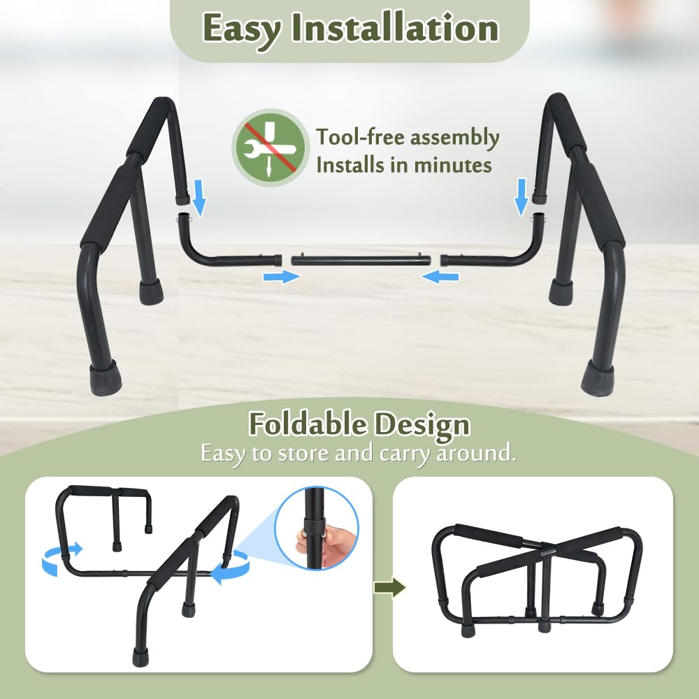 Couch Rails for Elderly Standing Helper Chair Lift Assist Devices for Seniors Handicap Couch Cane Assistance Stand Up Mobility Aids Seat Lifter for Chair Couch Grab Bar Portable Standing Frame