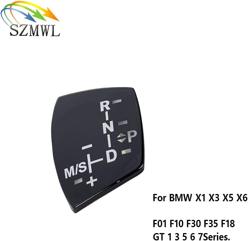 Gear Shift Knob Panel Sticker LHD Models at for BMW X1 X3 X5 X6 F01 F10 F30 F35 F18 GT 1 3 5 6 7(Long Type) (Long)