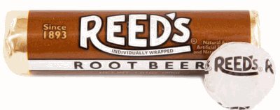 Reeds Hard Candy Rolls- 6ct- 2 Root Beer, 2 Cinnamon, & 2 Butterscotch