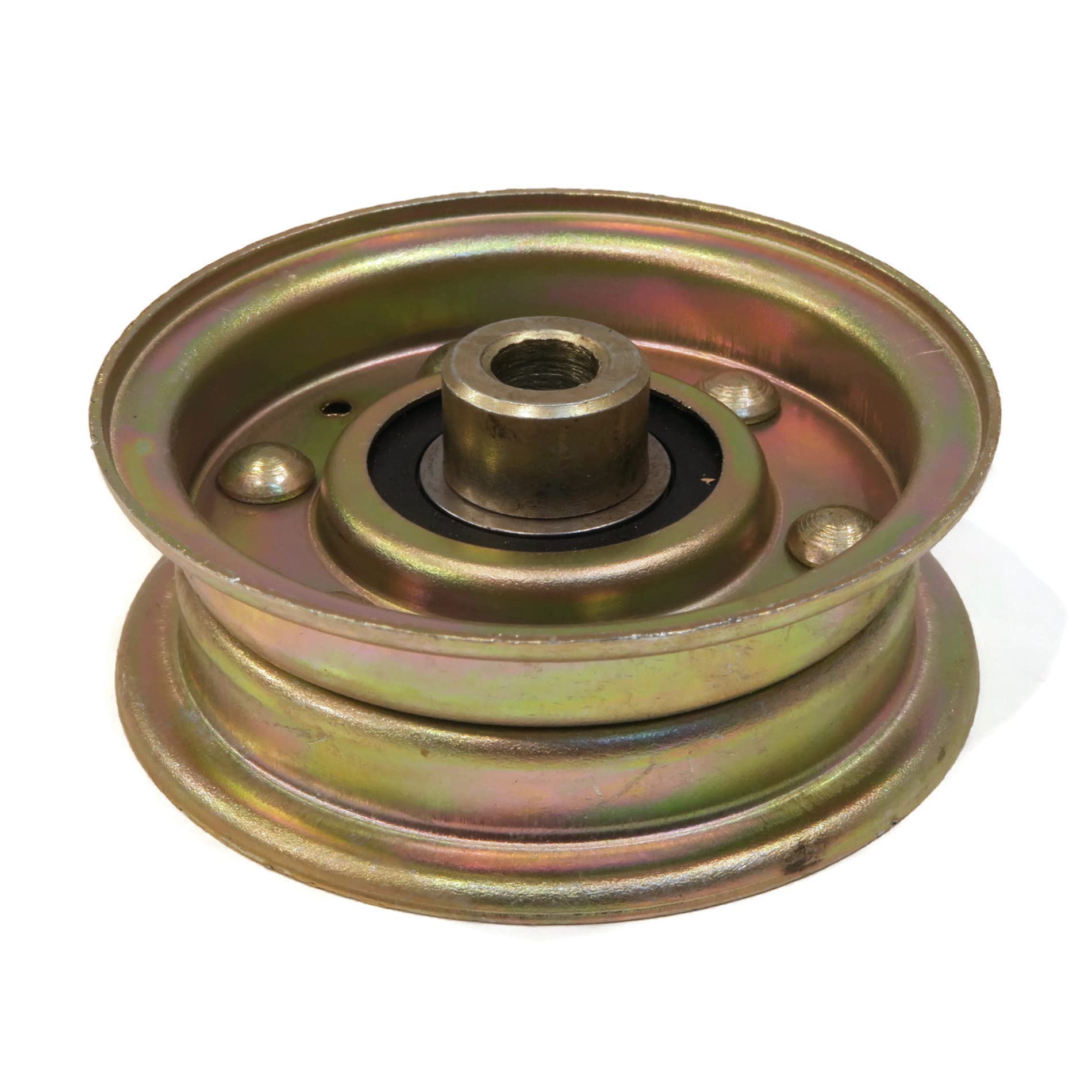 Flat Idler Pulley Compatible with 9753 EXMARK 1-323285 (3/8-inches X 2-3/4-inches)