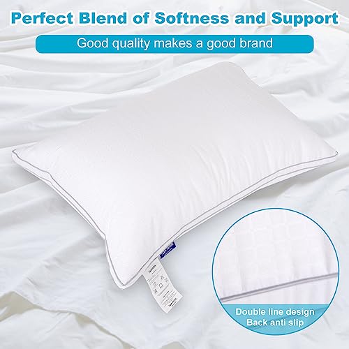 iMAYEON Pillows King Size Set of 2, Hotel Collection King Pillows 2 Pack for Sleeping, King Size Pillows Fluffy Down Alternative Pillow for Back, Stomach or Side Sleepers