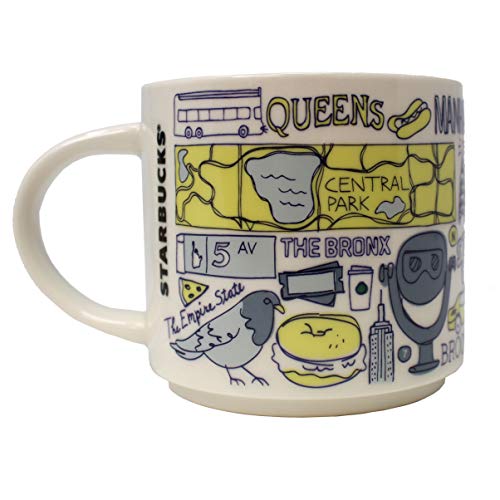 Starbucks Been There Series New York City Ceramic Mug, 14 Oz