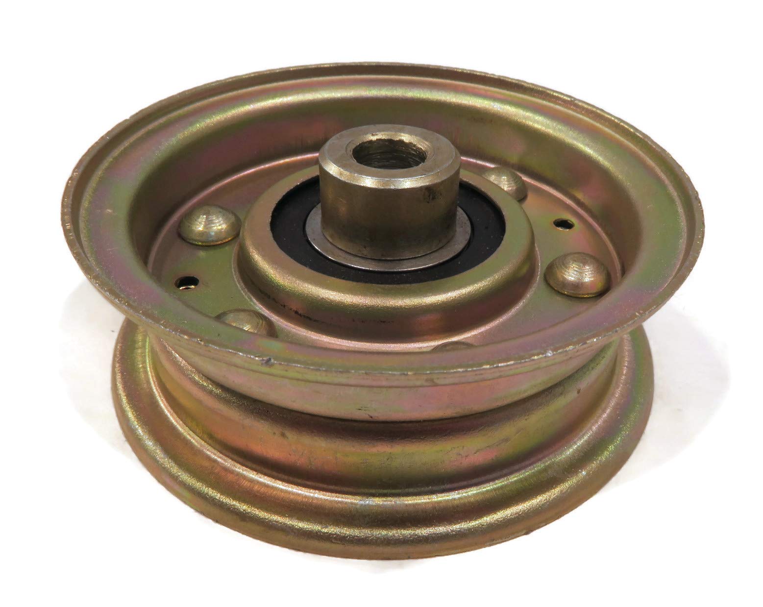 Flat Idler Pulley Compatible with 9753 EXMARK 1-323285 (3/8-inches X 2-3/4-inches)