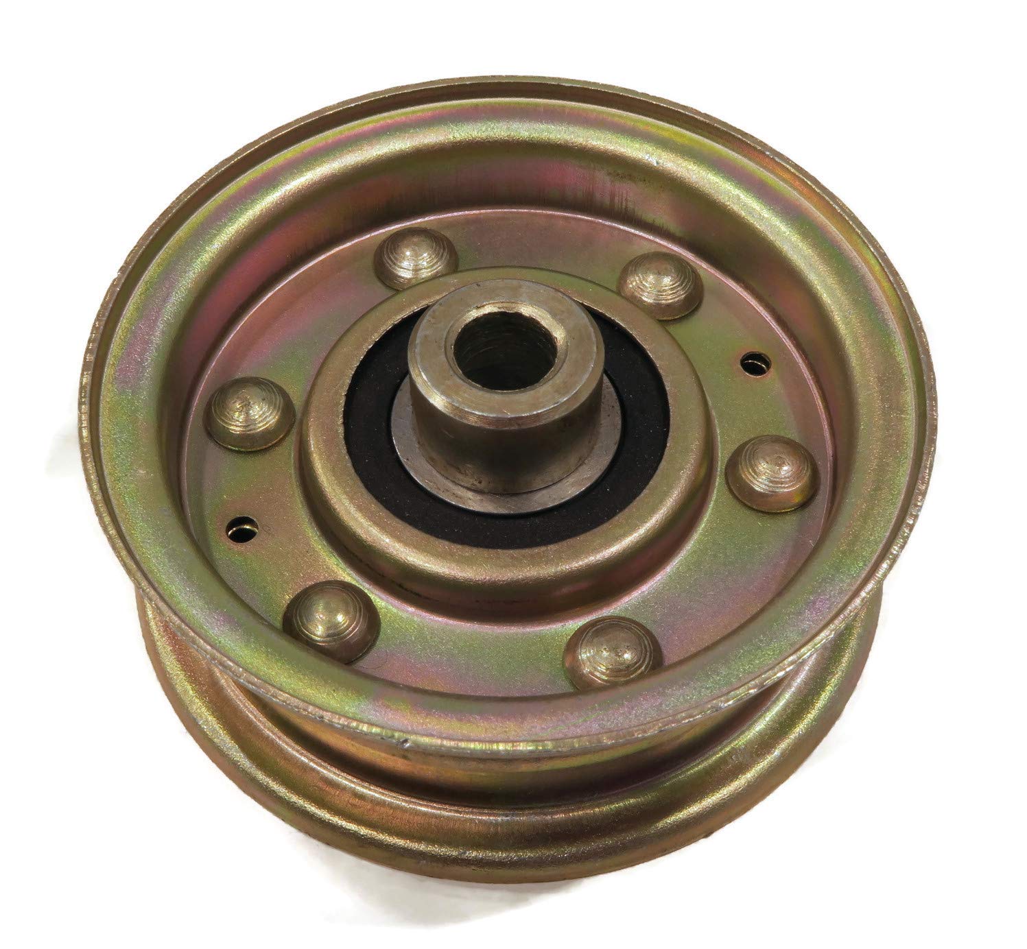 Flat Idler Pulley Compatible with 9753 EXMARK 1-323285 (3/8-inches X 2-3/4-inches)