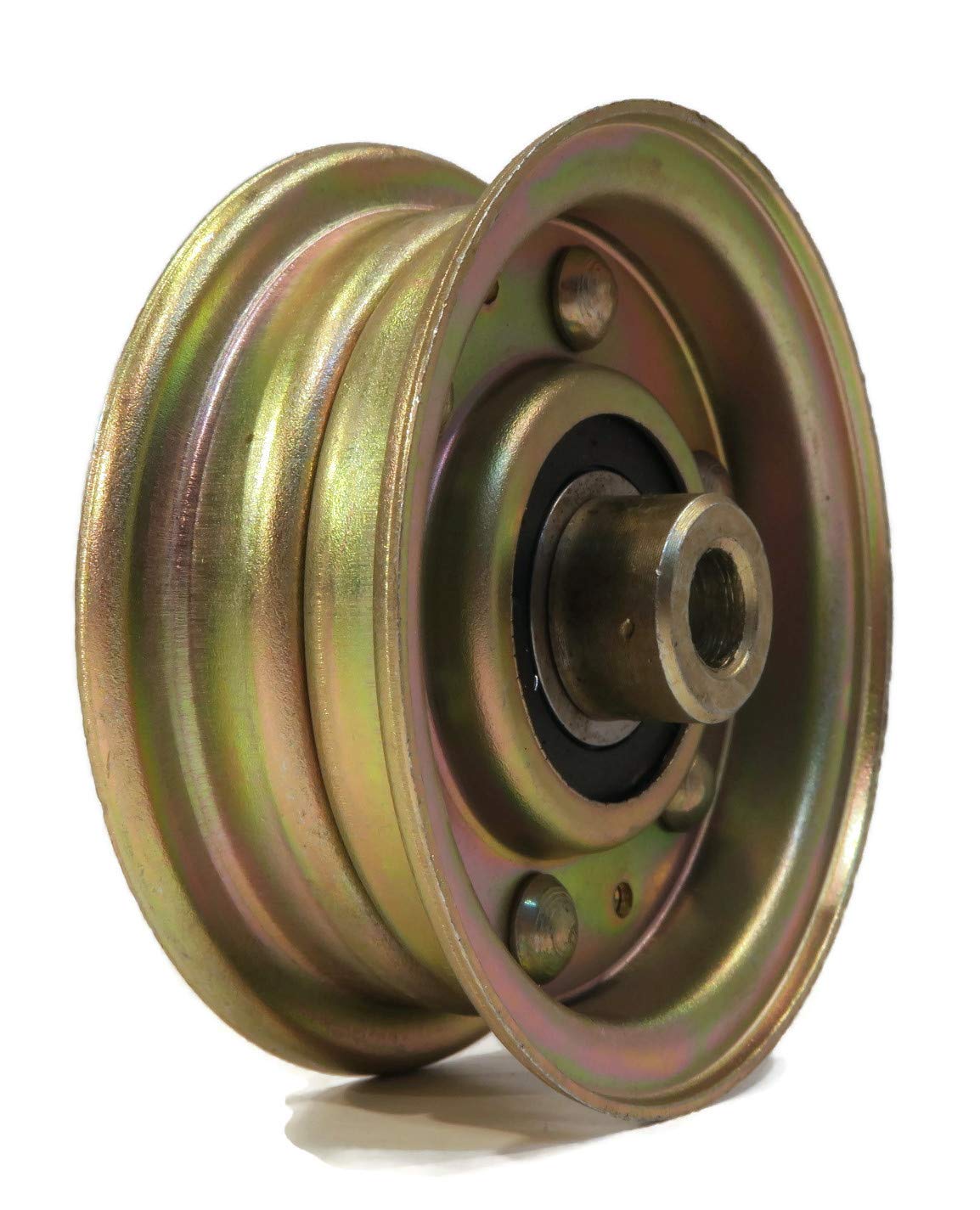 Flat Idler Pulley Compatible with 9753 EXMARK 1-323285 (3/8-inches X 2-3/4-inches)