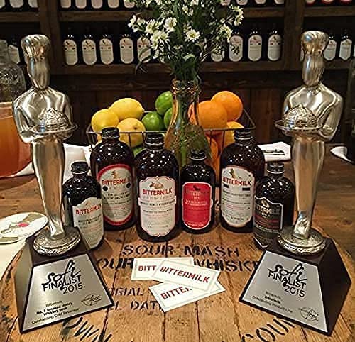 Bittermilk No.1 Bourbon Barrel Aged Old Fashioned Mix - All Natural Handcrafted Cocktail Mixer - Old Fashioned Syrup - More Complex than Bitters & Simple Syrup