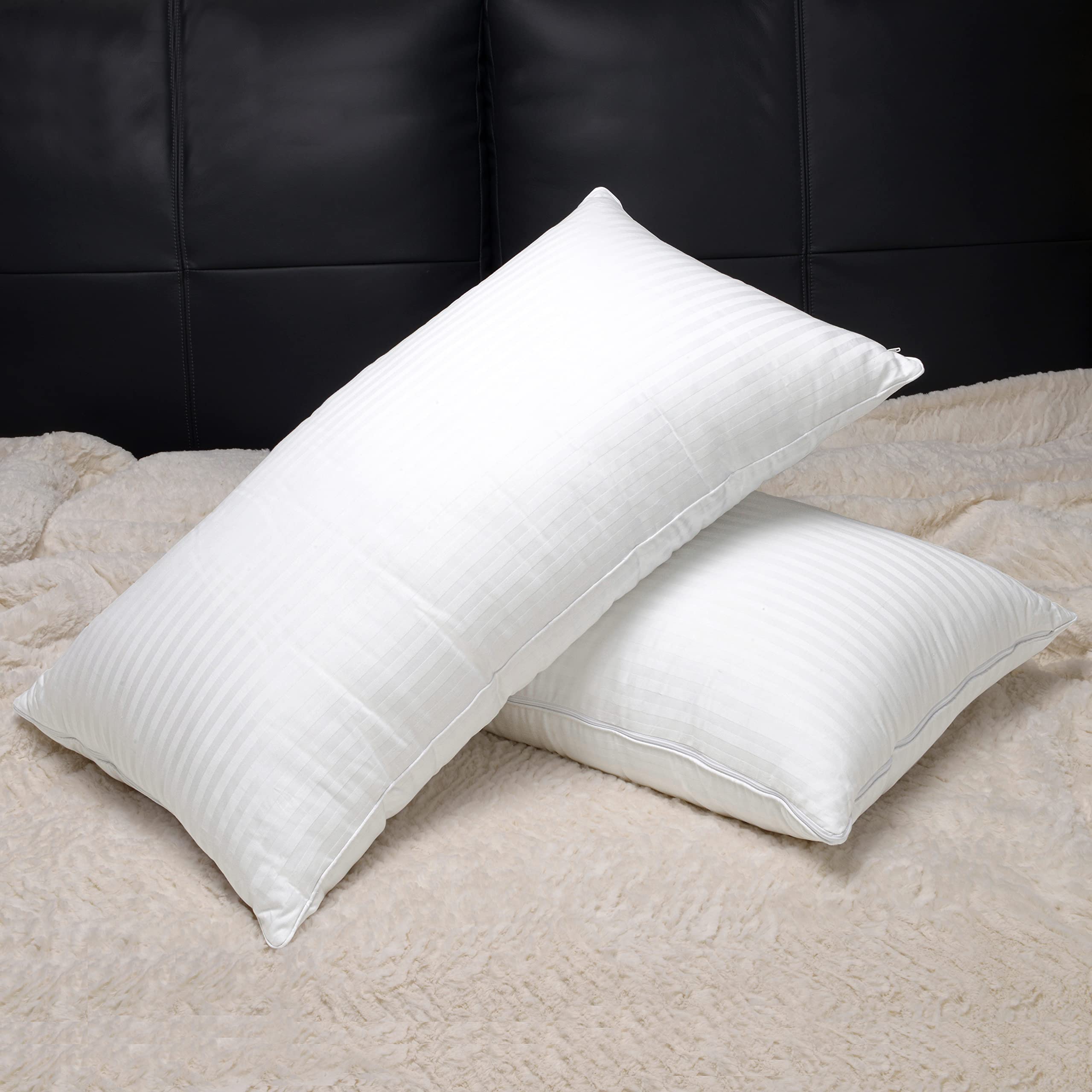 EverSnug Adjustable Layer Pillows for Sleeping - Set of 2, Cooling, Luxury Pillows for Back, Stomach or Side Sleepers (King (Pack of 2))