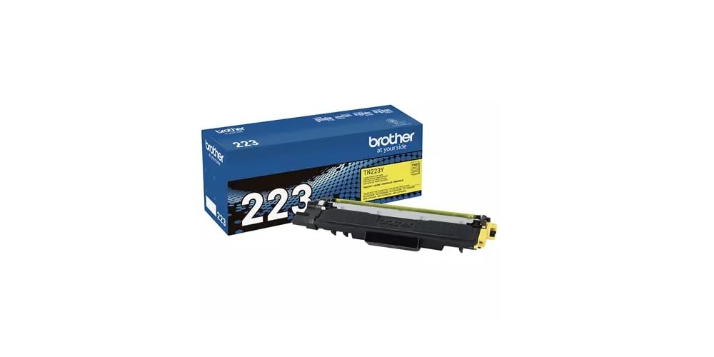 Brother Genuine Cyan, Magenta and Yellow Toner Cartridge Set, TN223C, TN223M, TN223Y