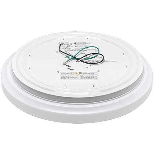 Hampton Bay 16 in. Round Bright/Cool White LED Ceiling Flushmount Light Fixture