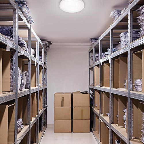 Hampton Bay 16 in. Round Bright/Cool White LED Ceiling Flushmount Light Fixture