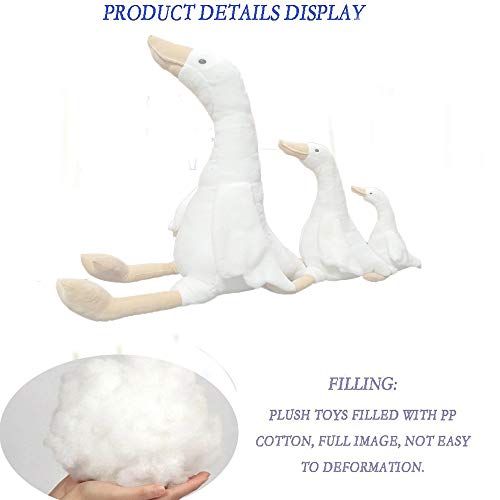 CHELEI2019 15.7" Swan Stuffed Animal,Goose Plush White Stuffed Animal Toy Gifts for Kids