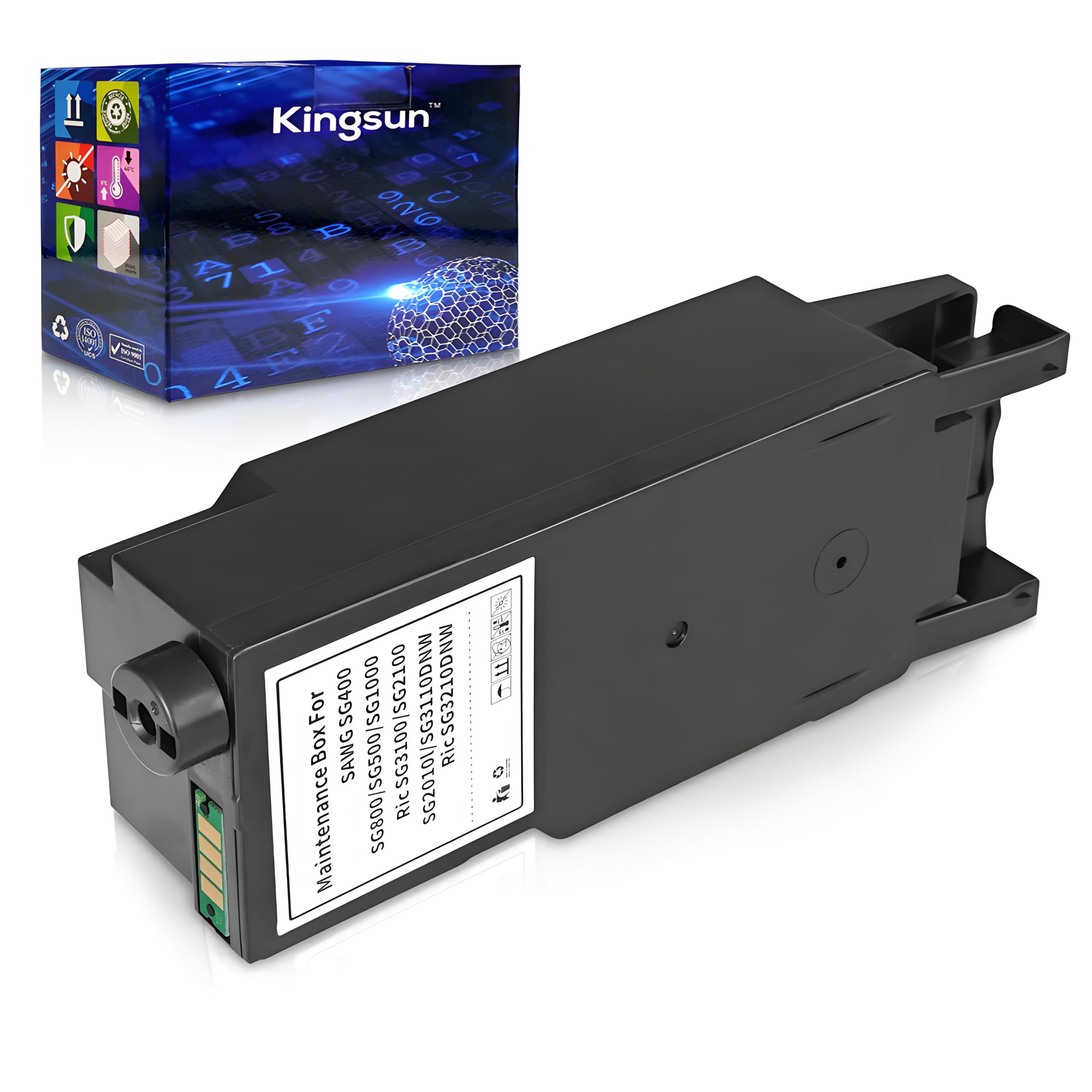 SG500 SG1000 Waste Ink Collector Unit Ink Maintenance Tank Box for Sawgrass Virtuoso Sublimation Printer SG500 SG1000 SG400 SG800 and Ricoh GC41 Maintenance Tank