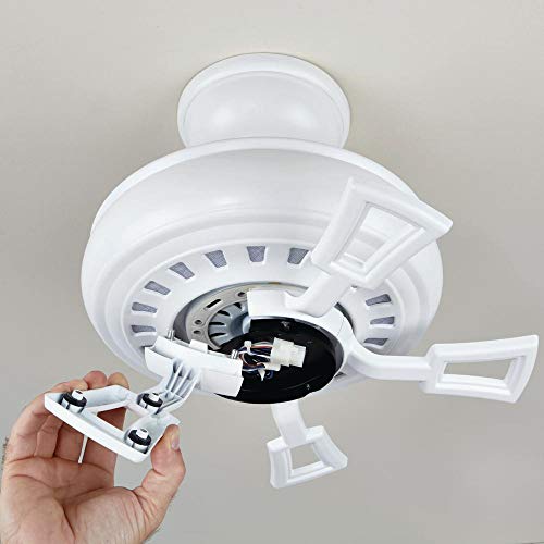 North Pond 52 in. LED Outdoor Matte White Ceiling Fan with Light