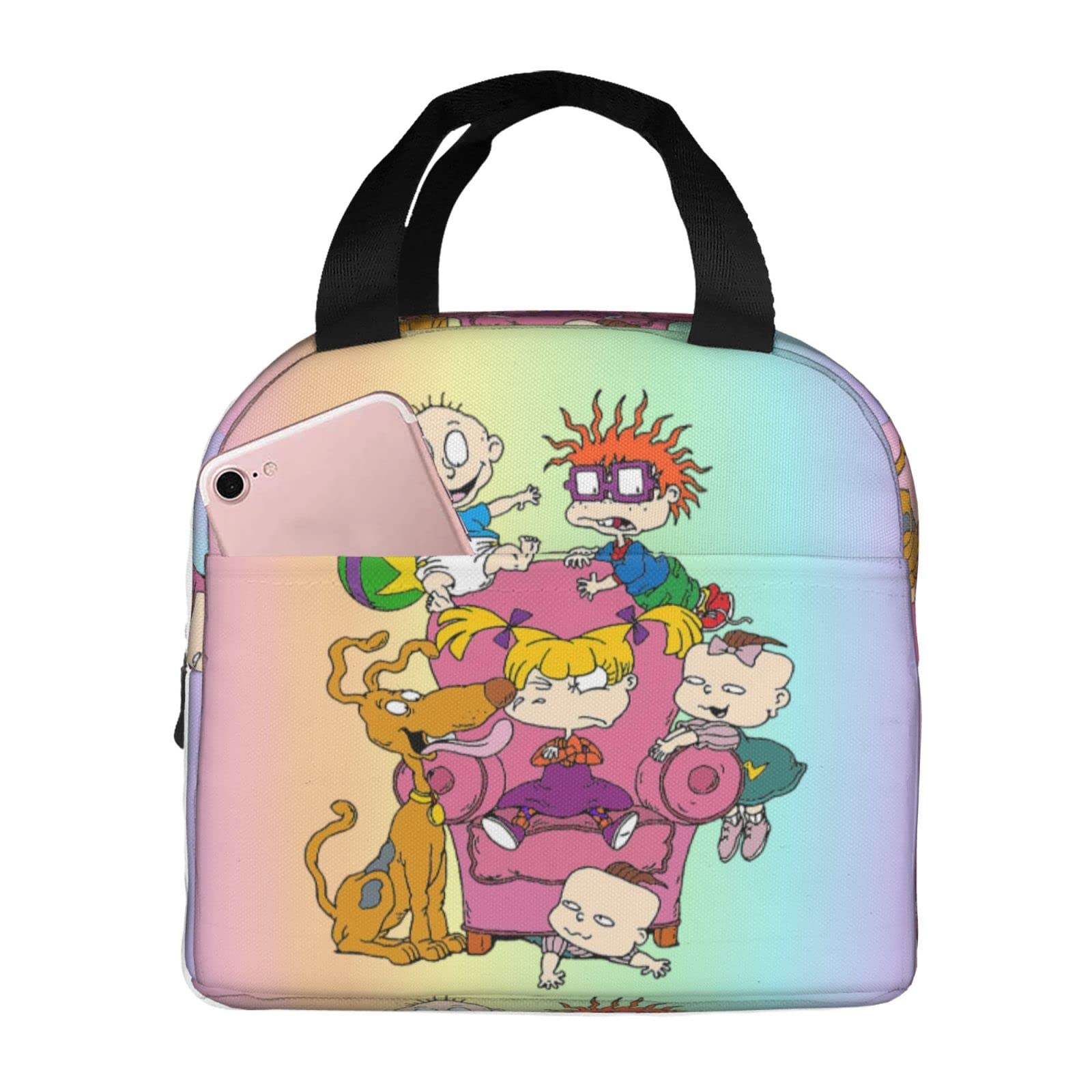Rasgruta Lunch Box Large Capacity Lunch Bag Cute Insulated Bento Lunch Box For Boys Girls Women