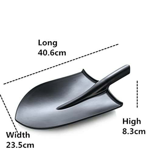 KOWMcp Dinner Plates Black Frosted Imitation Porcelain Spatula Tableware Dish Bowl Knife Dinner Plate Cooking Plate