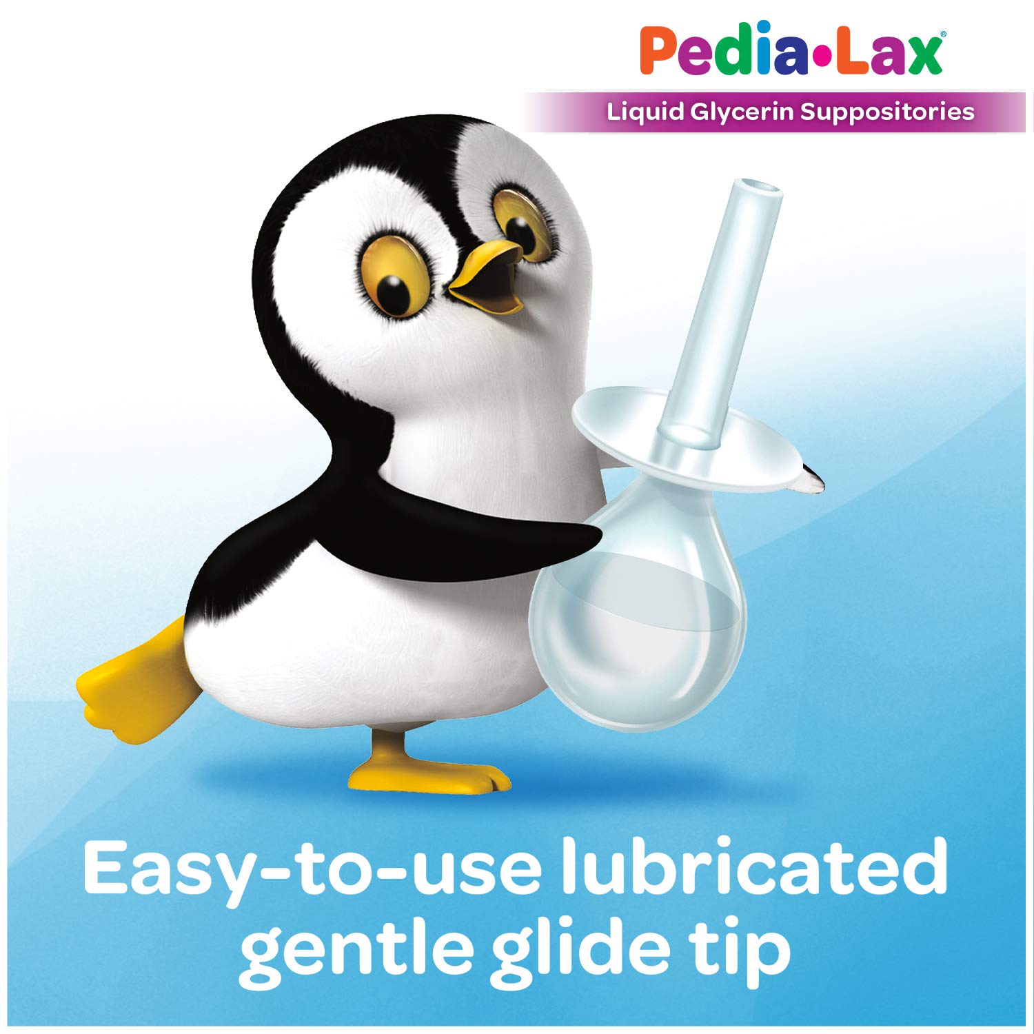 Pedia-Lax Laxative Liquid Glycerin Suppositories for Kids, Ages 2-5, 6 CT, 3 Pack