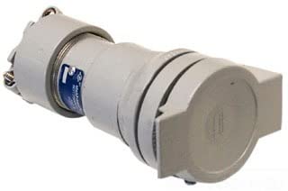 Eaton Electrical - CRC6033BC - PowerMate, Pin and Sleeve Cord Connector, Aluminum, 60A, 600V ac/250V dc, 3-Pole, 3-Wire, 8.3 L x 2.31 W x 2.31 in. H