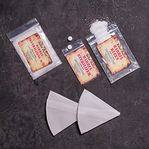 Personalized Whiskey Making Kit – Includes Personalized American White Oak Barrel (2 L.), Stand, Spigot, Essence Bottle, Barrel Cleaning Kit & More – Great Drinking Gift For Men