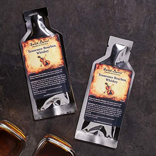 Personalized Whiskey Making Kit – Includes Personalized American White Oak Barrel (2 L.), Stand, Spigot, Essence Bottle, Barrel Cleaning Kit & More – Great Drinking Gift For Men
