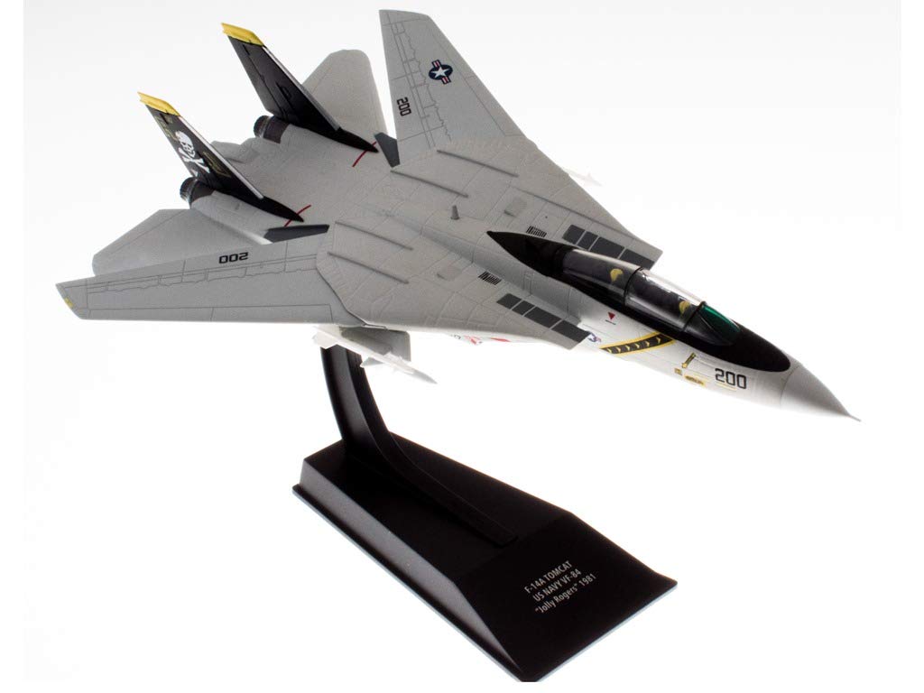 OPO 10 - 1/100 F-14A Tomcat US Navy VF-84 Military Fighter Aircraft 1981 Pirate Jolly Rogers (CP01)