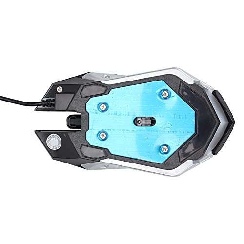 Zyyini Wired Gaming Mouse, S150 USB 3 Buttons 1600DPI Wired Optical Mice,Office Business Gaming LED Glowing Mouse,for Laptop/Computer/Notebook/Tablet(Black)