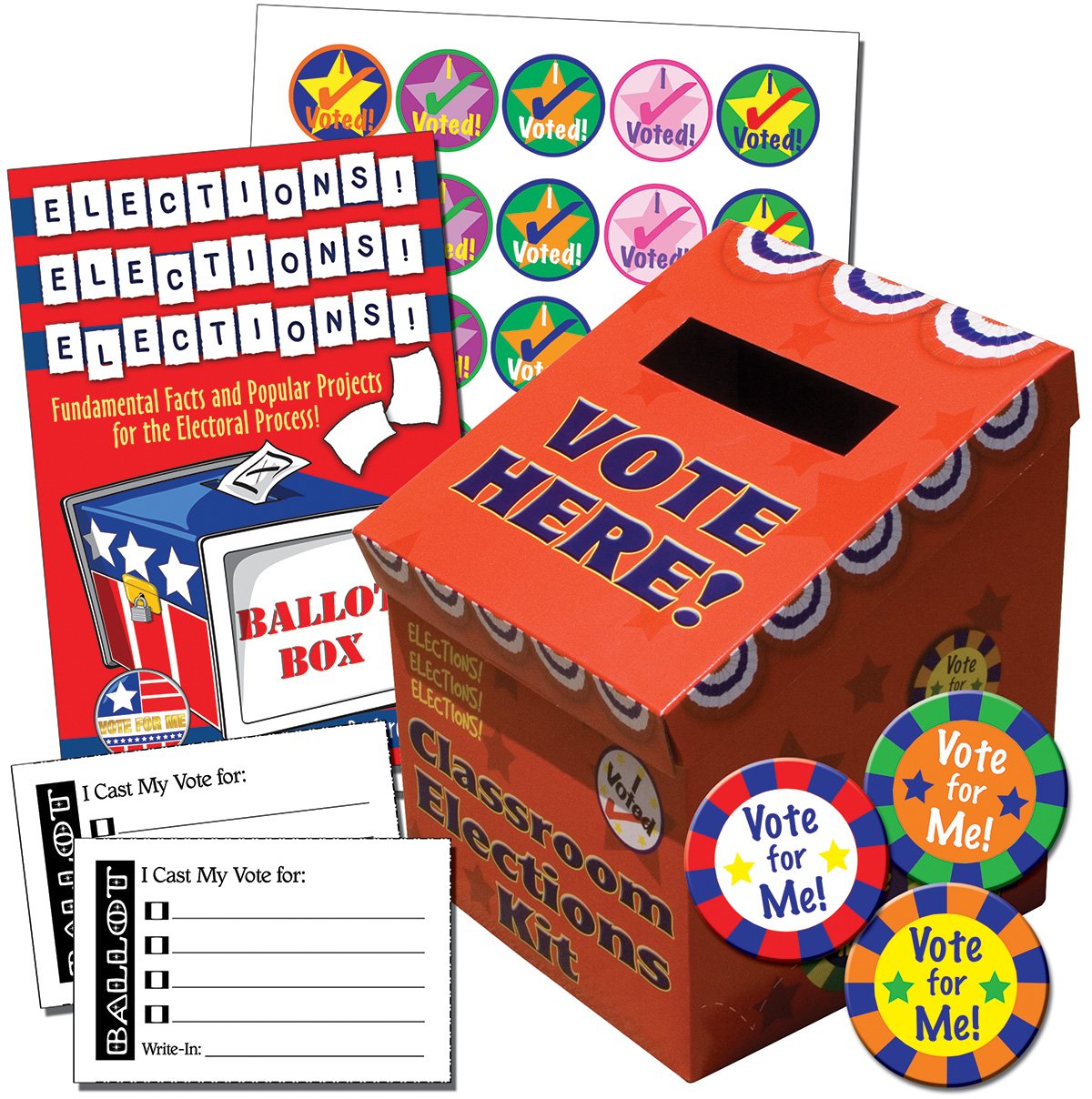 Gallopade Publishing Group Educational Classroom Elections Kit (9780635063861)