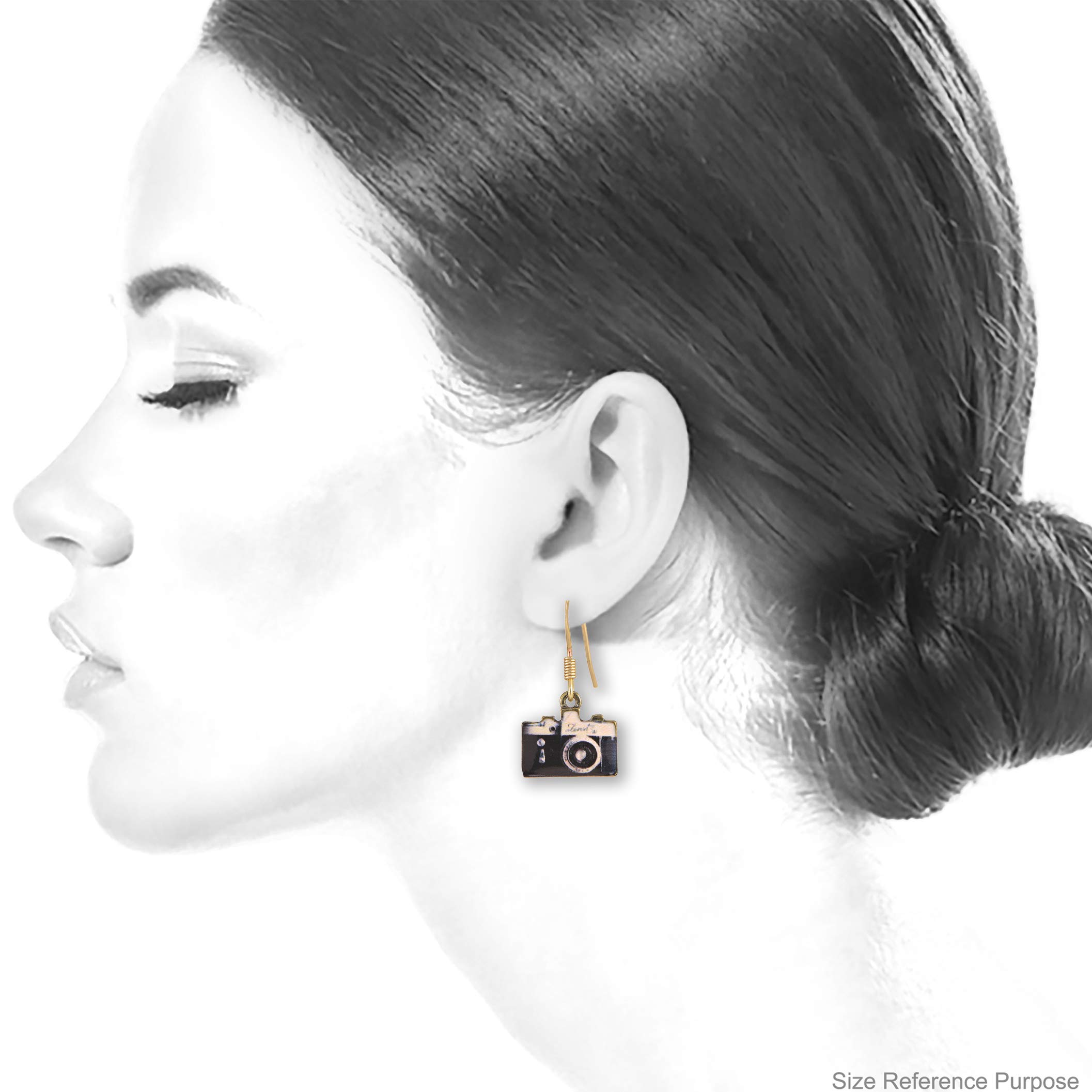 chelseachicNYC Whimsical Charm Dangle Earrings Film Camera
