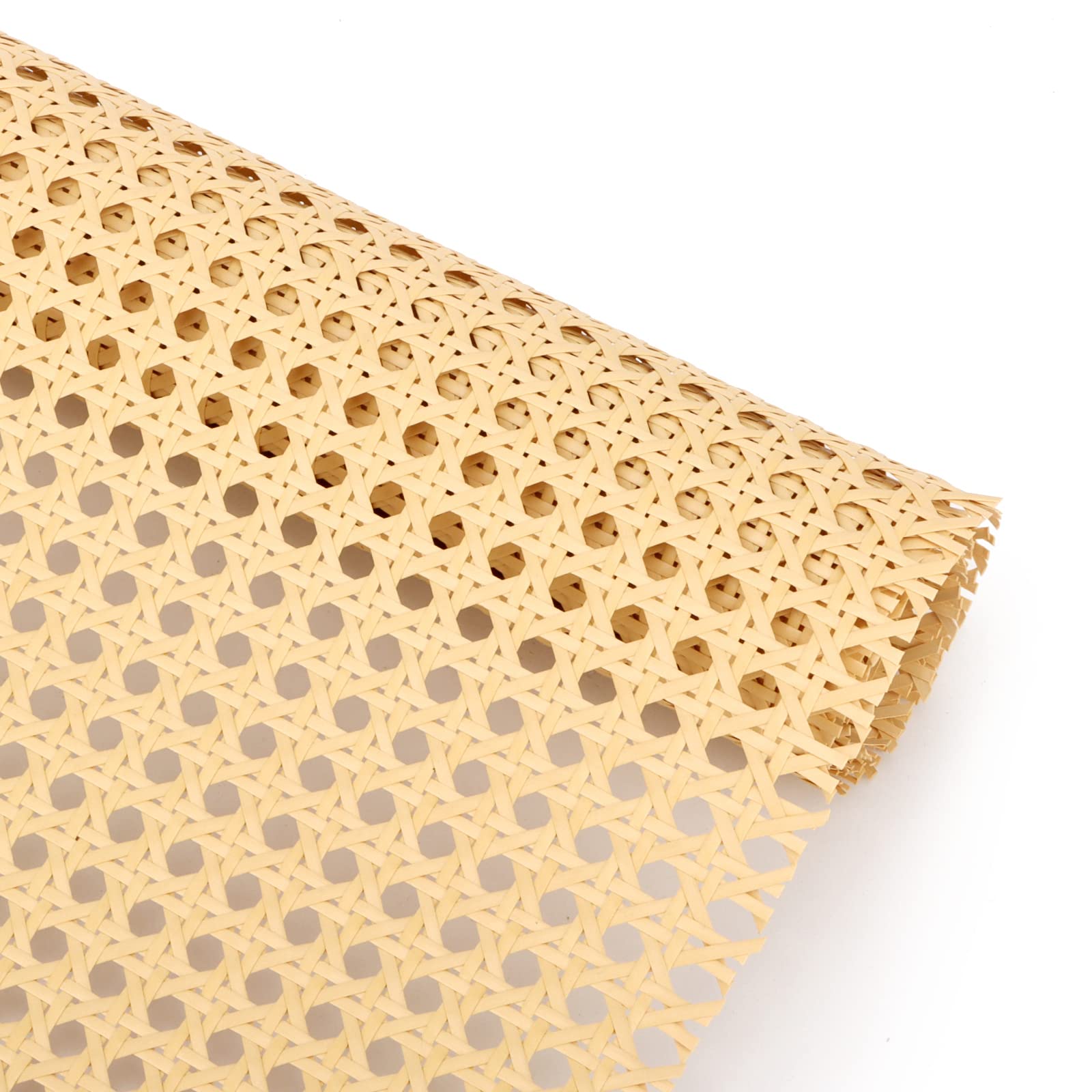 16" Width Cane Webbing, 3.3 Feet Cane Webbing Roll for Caning Project, Rattan Webbing, Caning Material for Chairs, Cabinet, Dresser, Furniture
