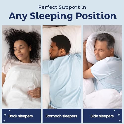 Snuggle-Pedic Shredded Memory Foam Pillow - The Original Cool Pillows for Side, Stomach & Back Sleepers - Sleep Support That Keeps Shape - College Dorm Room Essentials for Girls and Guys - King