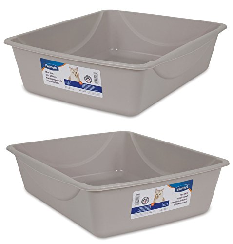 Petmate 22184 22.05" X 16.55" X 6.5" Jumbo Litter Pan Assorted Colors