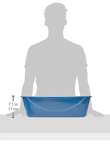 Petmate 22184 22.05" X 16.55" X 6.5" Jumbo Litter Pan Assorted Colors