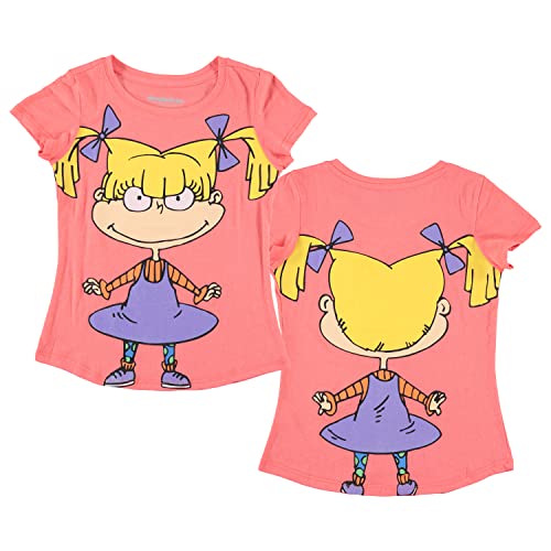 Girls Angelica Rugrats T-Shirt - Girls 4-16 Coral
