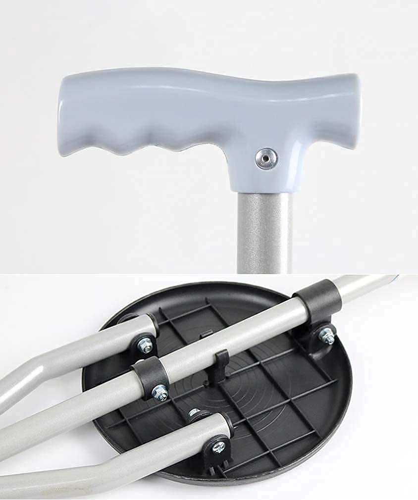 Cane Stool,Foldable Walking Sticks Stool,Walking with Seat Aluminum Alloy Crutch Chair Tripod Walking Stool Old Man Lightweight Folding Non-Slip Walki