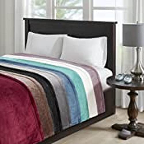 Beautyrest Heated Electric Blanket for Cold Weather, Fast Heating Heated Blanket, Auto Shut Off, Virtually Zero EMF, Multi Heat Setting, UL Certified, Black Full (84 inx80 in)