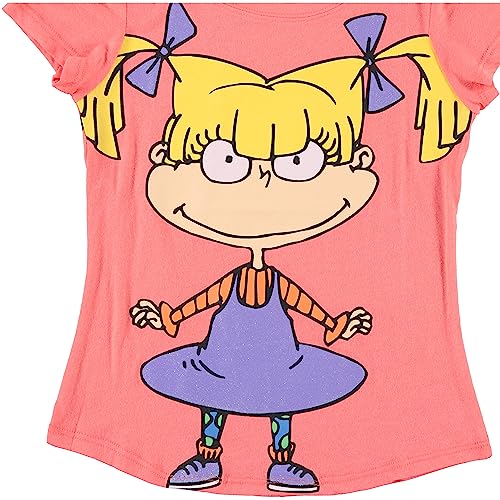 Girls Angelica Rugrats T-Shirt - Girls 4-16 Coral