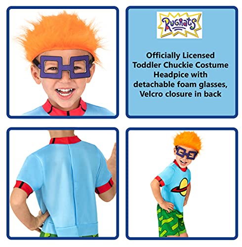 Rubies Baby Rugrats Chuckie Costume, As Shown, Toddler