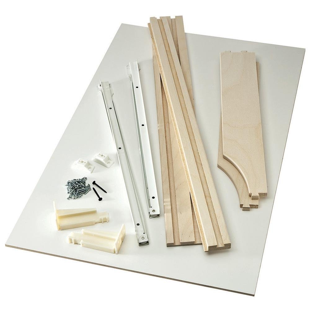 20" Birch Pullout Shelf Kit (One Shelf), 1/4" Bottom