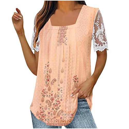 3/4 Length Sleeve Womens Tops Generic Cowgirl Tops for Women Western Sexy Black Tops with Sleeves for Women Woman's Rights Shirt Dress Shirts Women Business Casual(7-Ginger,Medium)