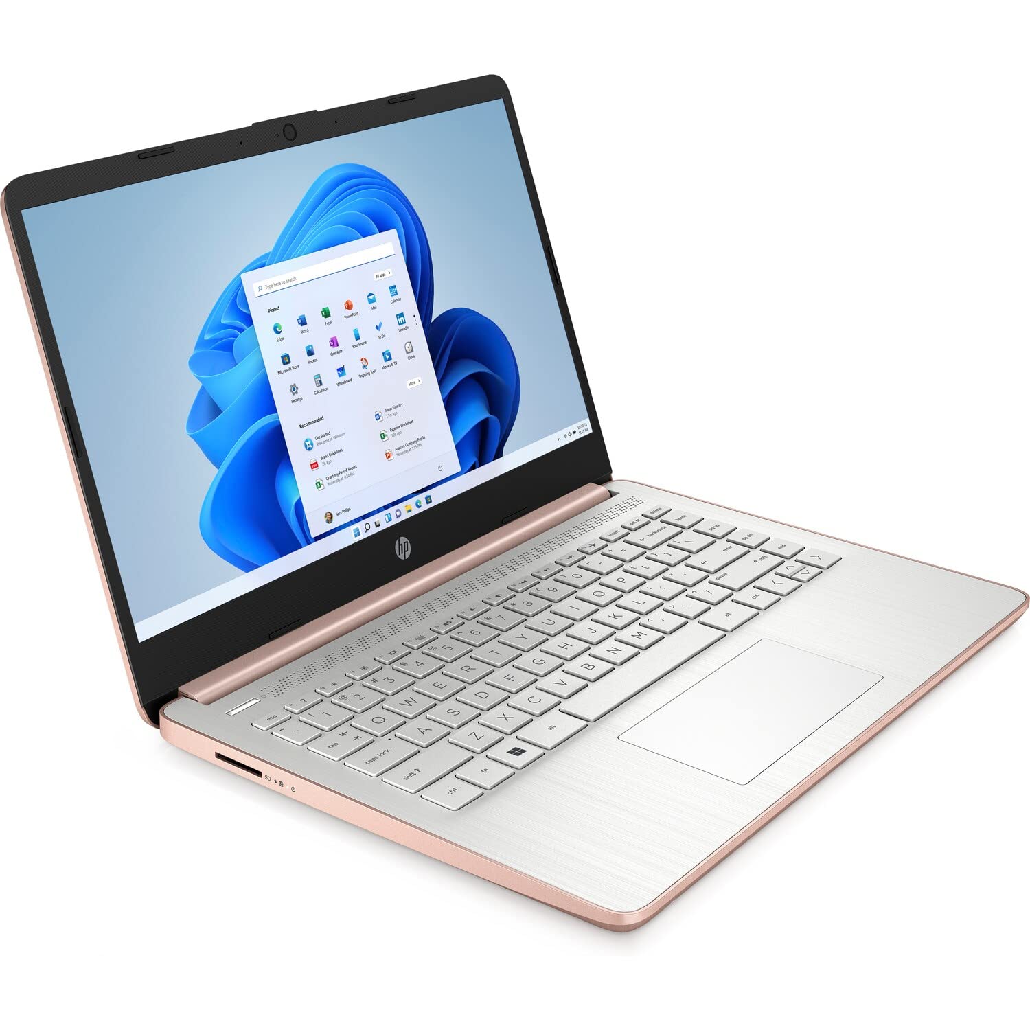 HP Stream 14-inch Laptop for Student and Business - Intel Quad-Core Processor, 16GB RAM, 320GB Storage (64GB eMMC + 256GB Card), 1-Year Office 365, Webcam, 11H Long Battery Life, Wi-Fi, Win11 H in S