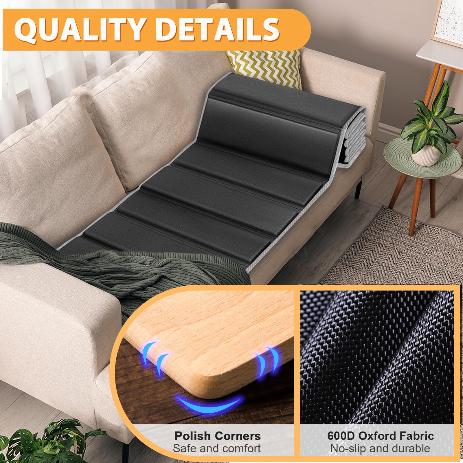 [Upgraded] Heavy Duty Couch Cushion Support for Sagging Seat 20.5''x67'', Thicken Solid Wood Sofa Support Under Cushions Boards,Perfectly Fix and Protect Sagging Couch Cushion Seat, Extend Sofa Life