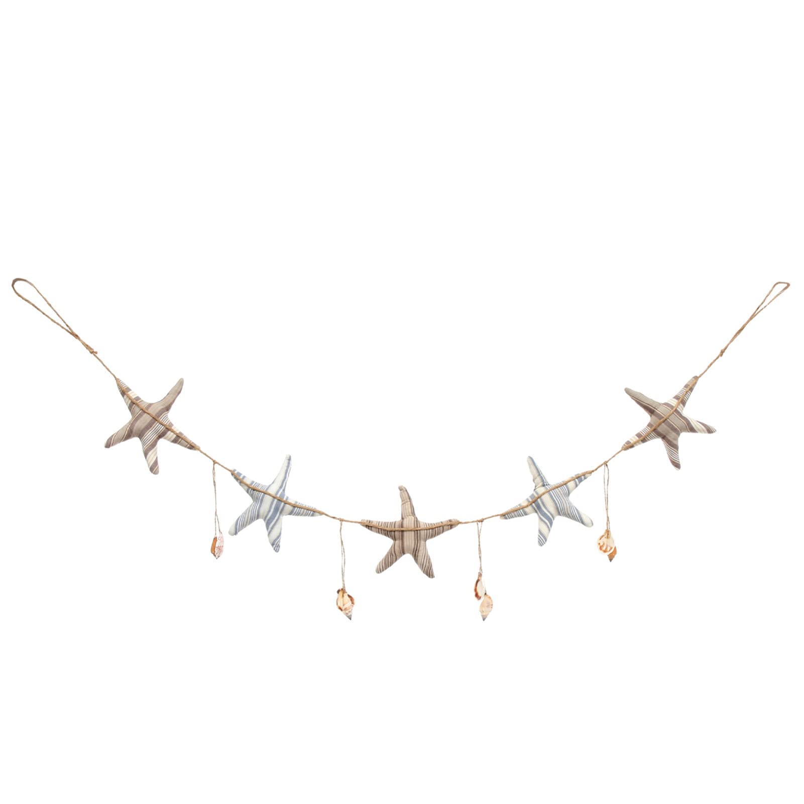MAGICLULU Ocean Star Banner Garland Sea Shells Bunting Garland Under The Sea Themed Hanging Sign Mediterranean Coastal Nautical Party Decoration