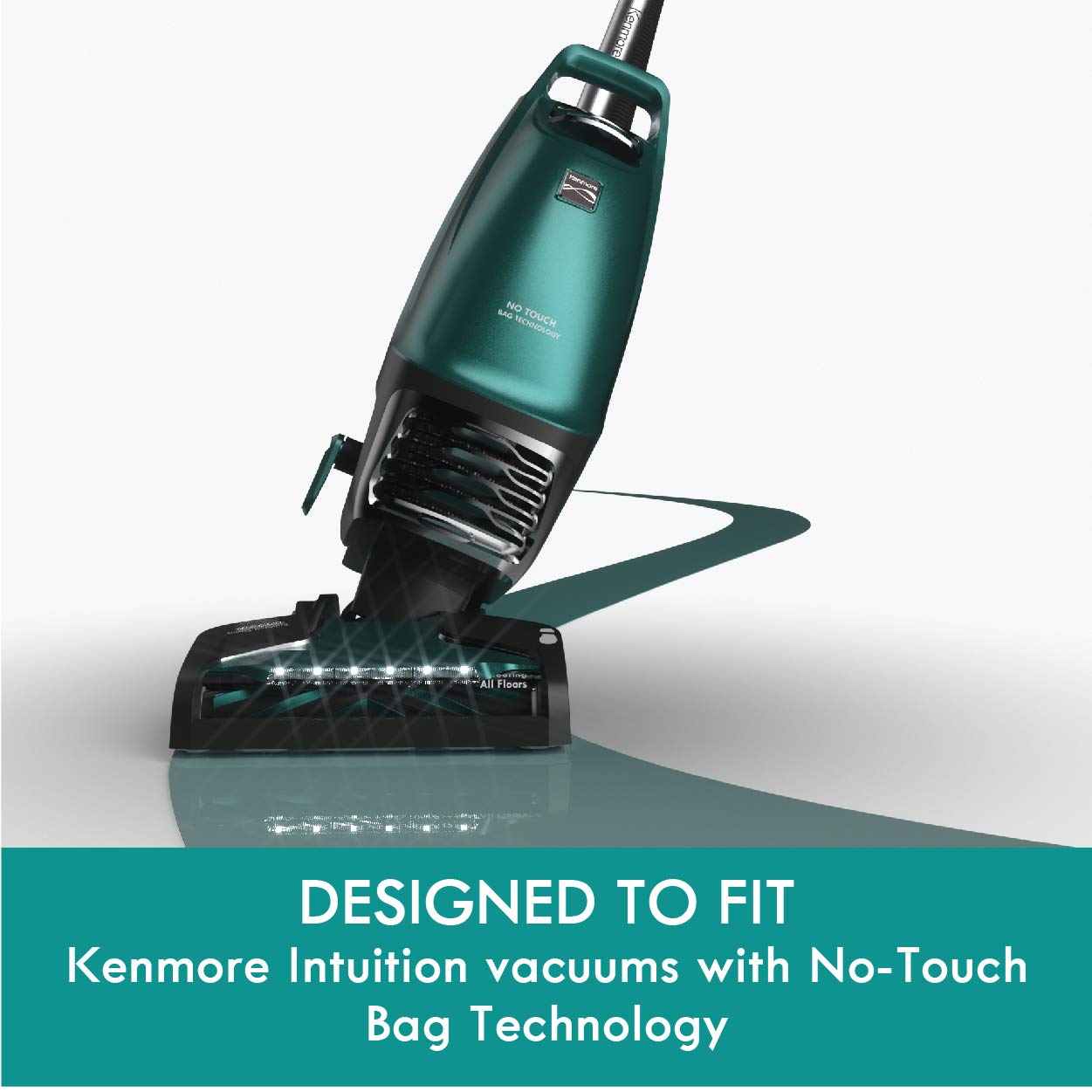 Kenmore IB600 HEPA Replacement Intuition Upright Vacuum Cleaner Bags for BU4022, BU4020, BU4018, BU4050 , White